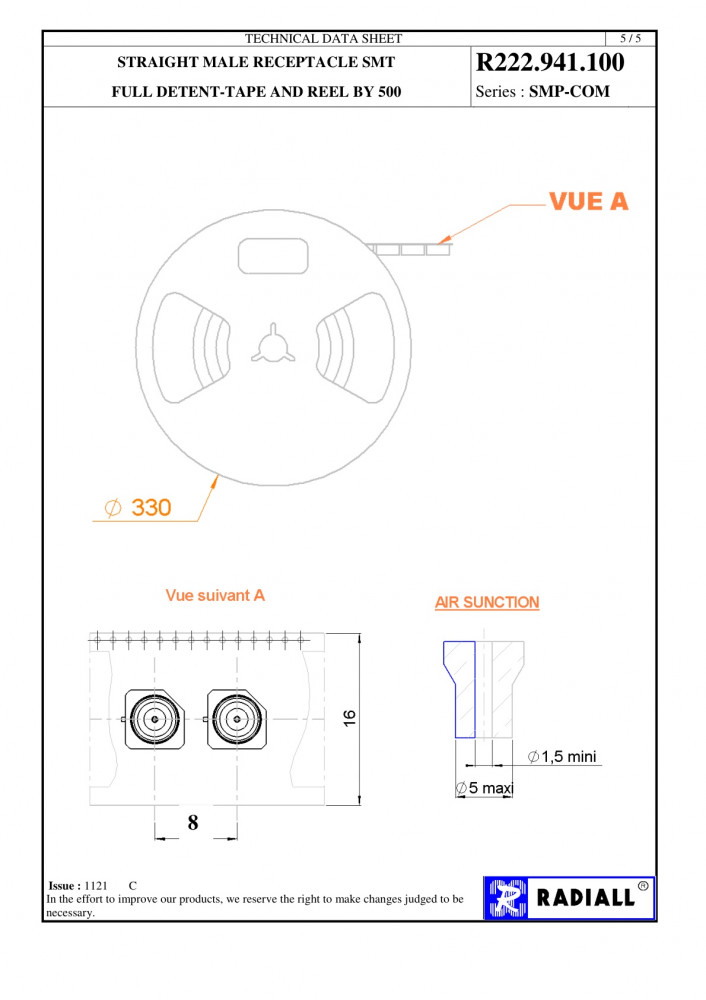 Radiall R222941100 technical document, page 5