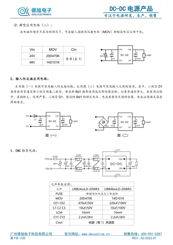 URB2403LD-20WR3 datasheet page 9