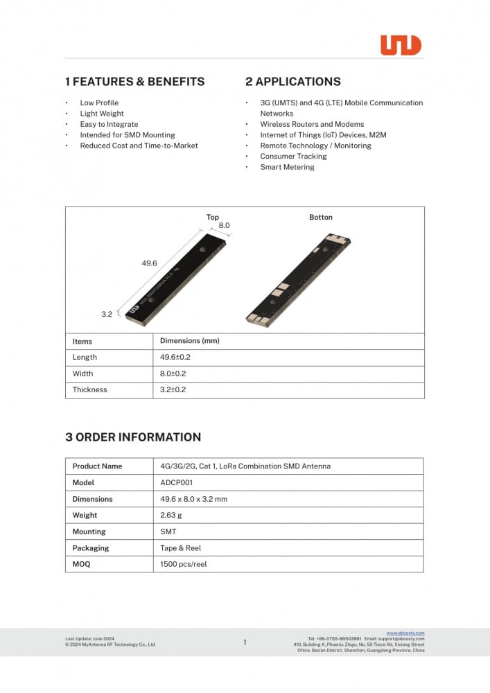 ADCP001 datasheet page 3