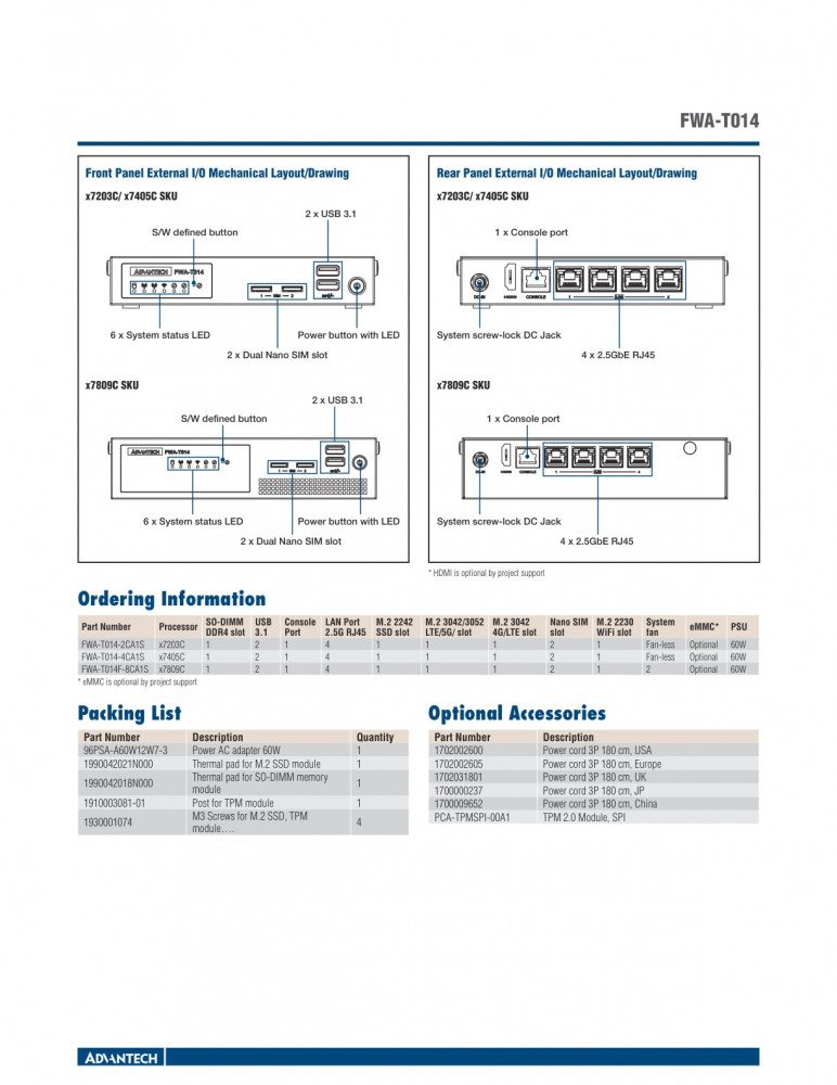 FWA-T014 technical document image 3