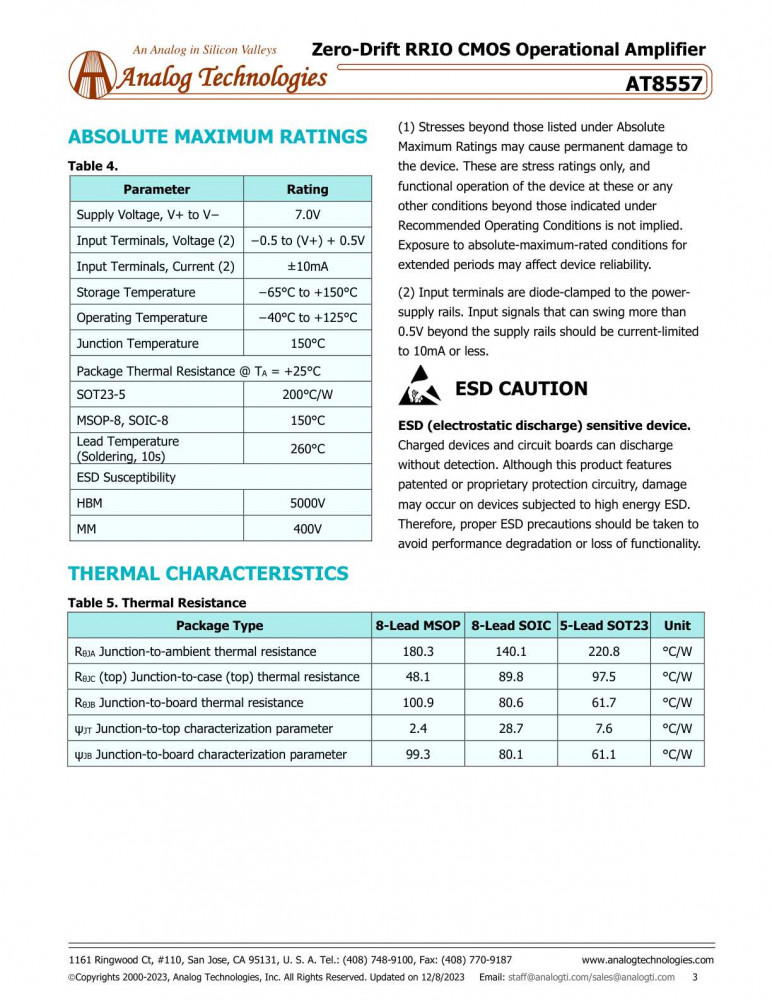 AT8557 datasheet page 3