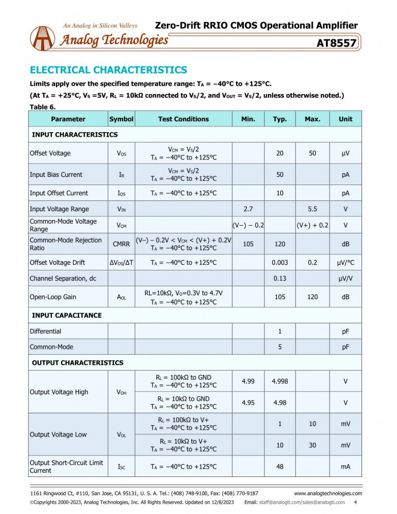 AT8557 datasheet page 4