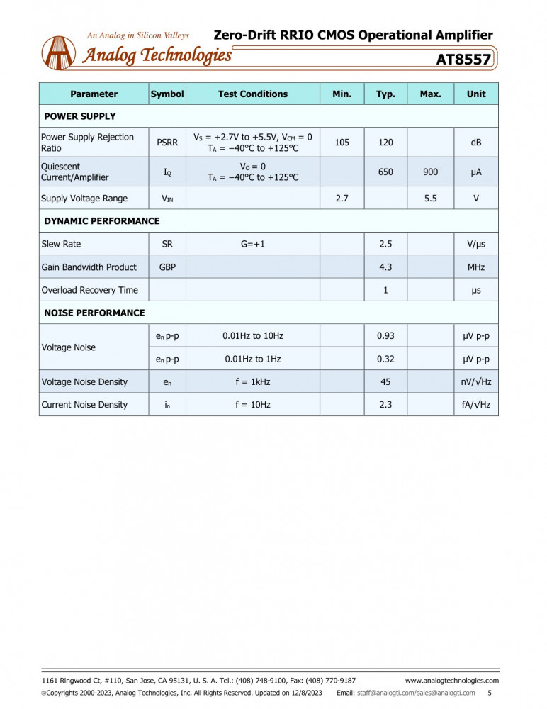 AT8557 datasheet page 5