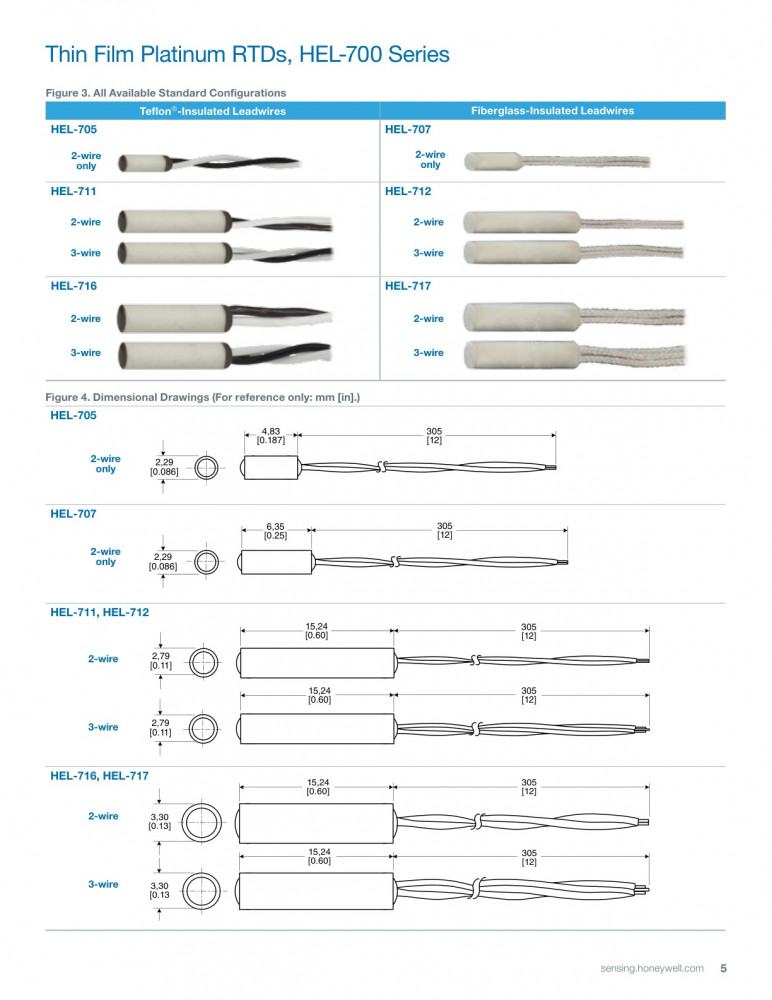 Honeywell HEL-700 Series datasheet page 5