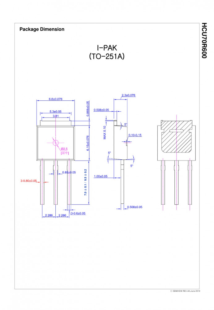 HCU70R600 datasheet page 7