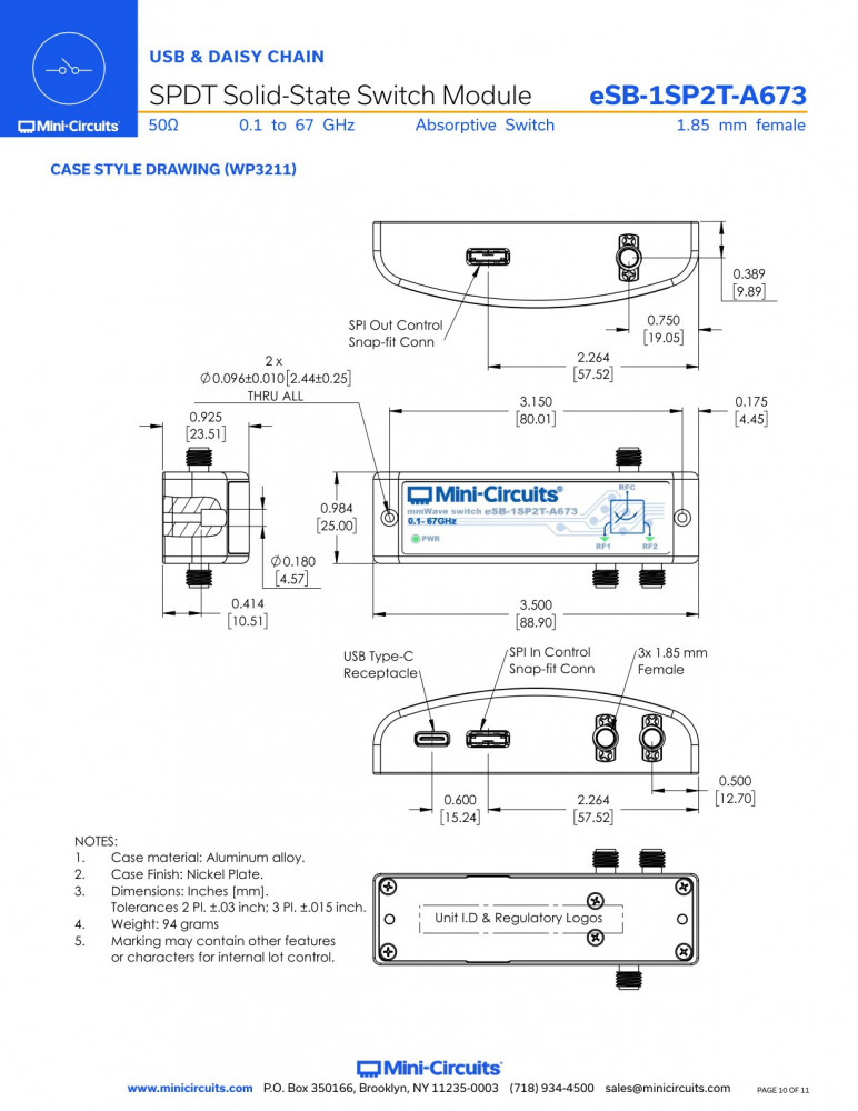 ESB-1SP2T-A673 datasheet page 10