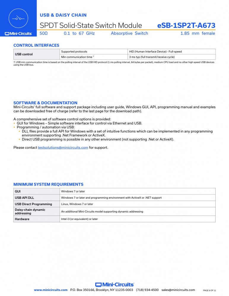 ESB-1SP2T-A673 datasheet page 6