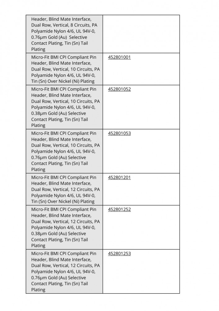 Tooling specification preview, page 4