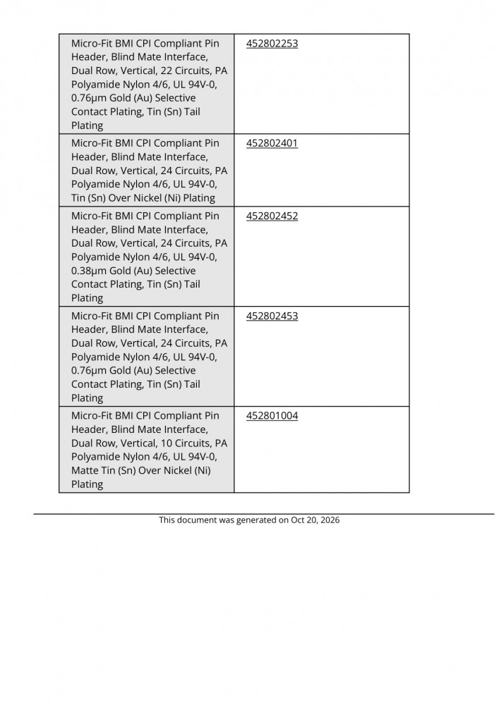 Tooling specification preview, page 7