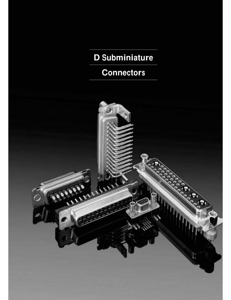 ITT CANNON D-Sub catalog page 1