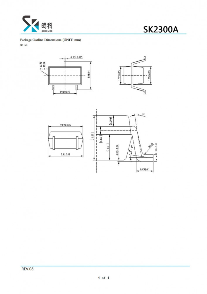 SK2300A datasheet page 4