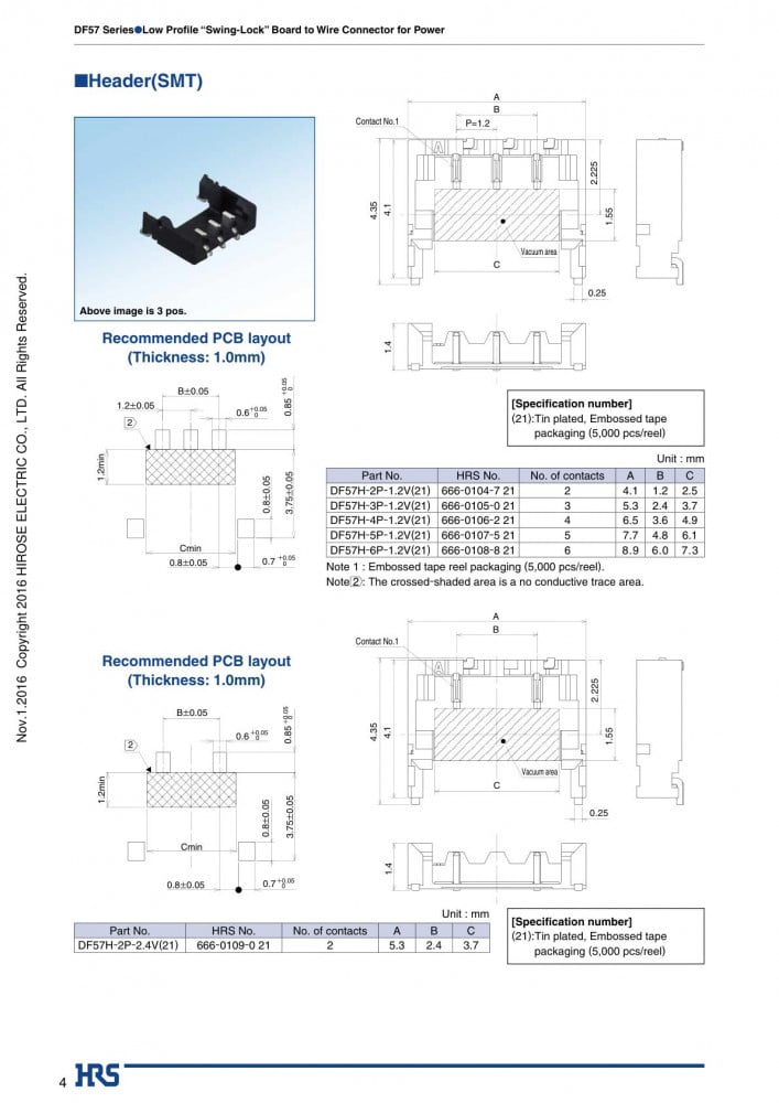 HRS DF57 datasheet page 4