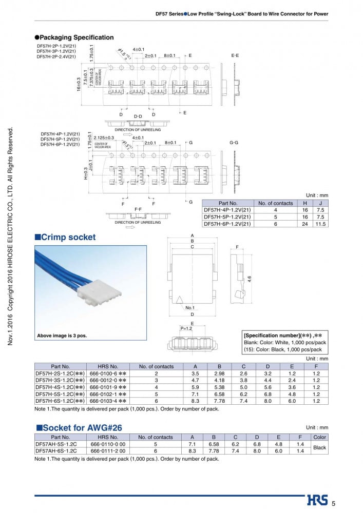 HRS DF57 datasheet page 5