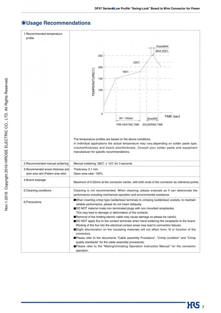 HRS DF57 datasheet page 7