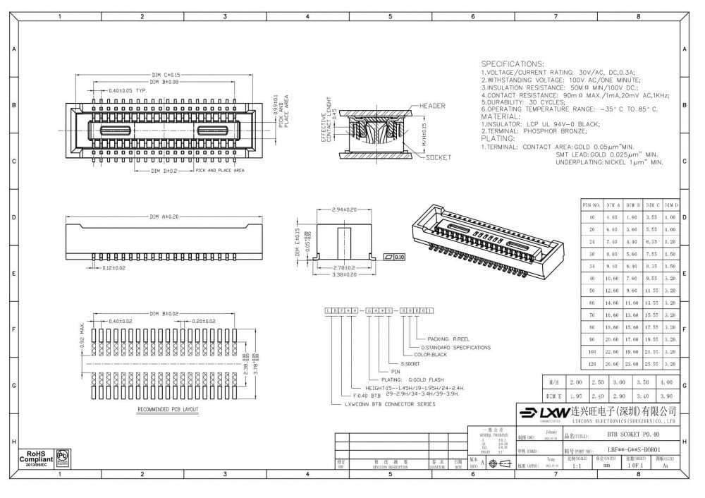 LBF11-G20P-B0R01 technical document page 2