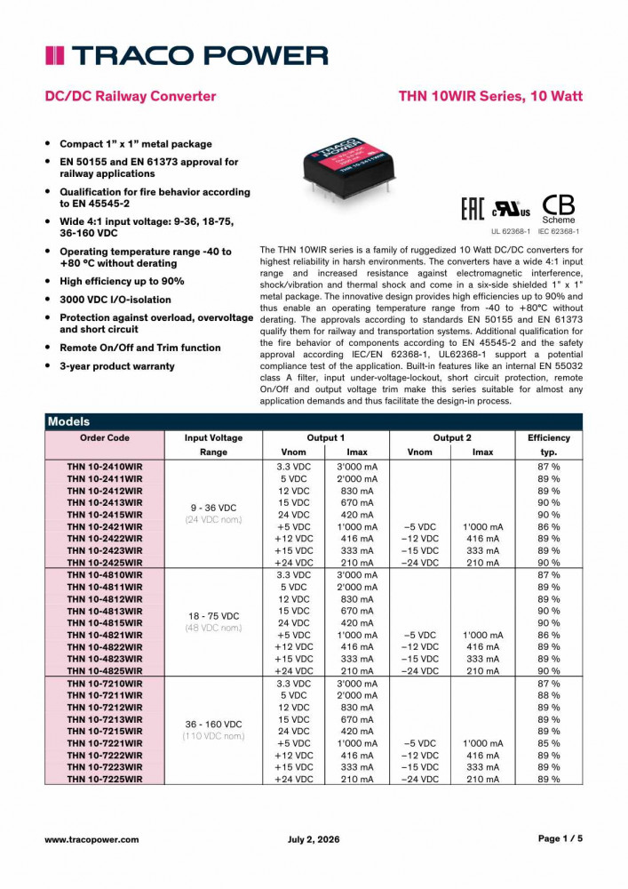 THN 10WIR document page 1
