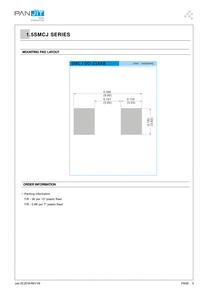 PANJIT 1.5SMCJ datasheet page 5