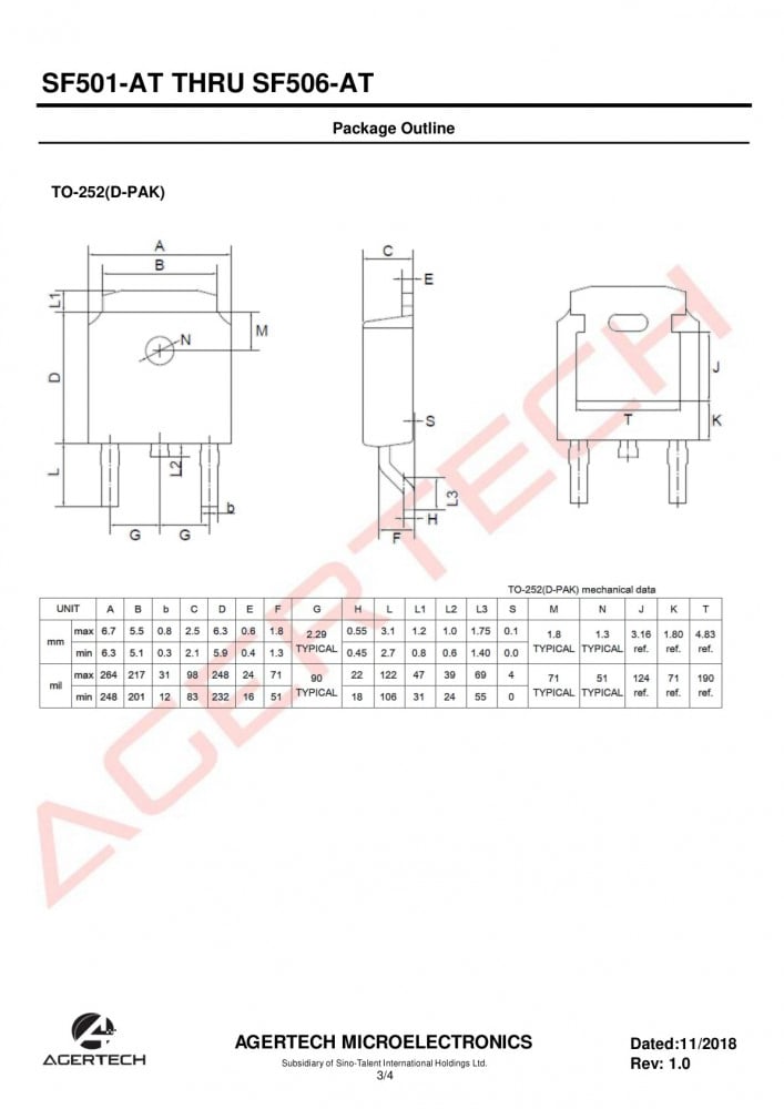SF504VS-AT datasheet page 3