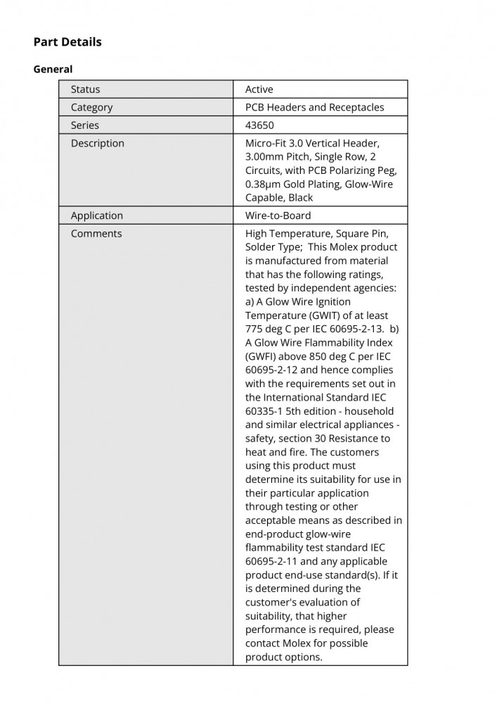 Product document preview, page 2