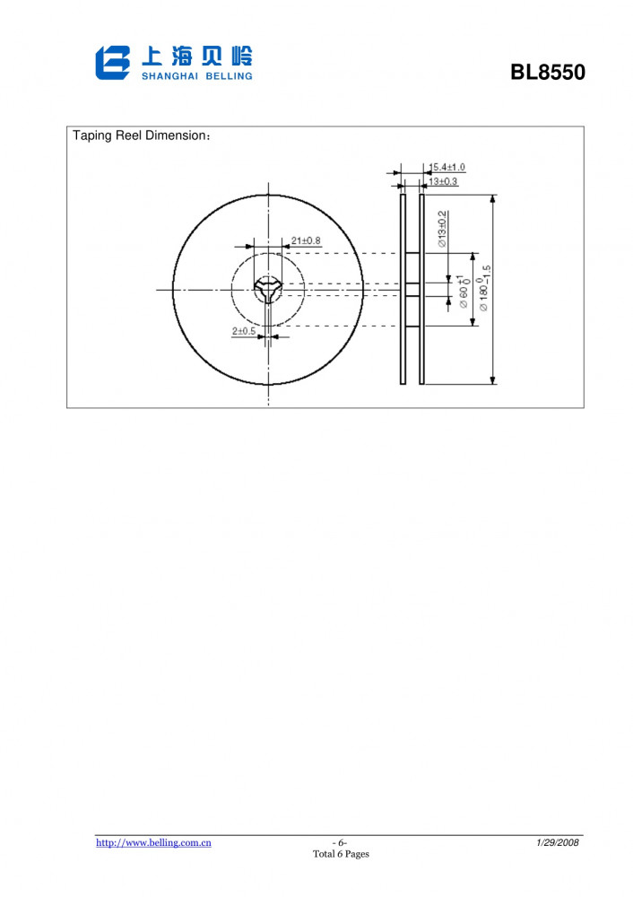 BL8550 datasheet page 6