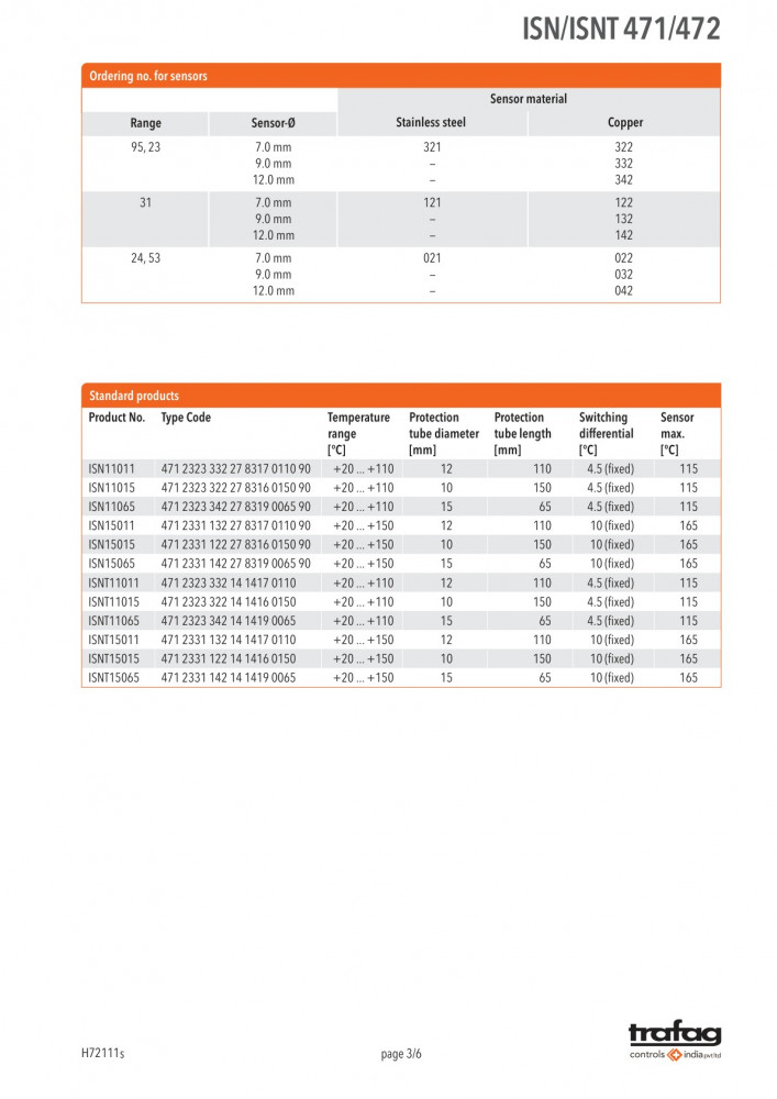 Trafag 471/472 technical document, page 3