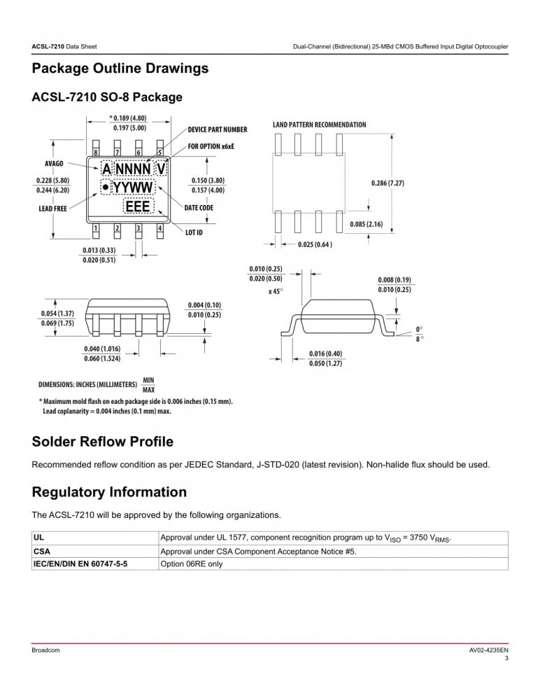 ACSL-7210 datasheet page 3
