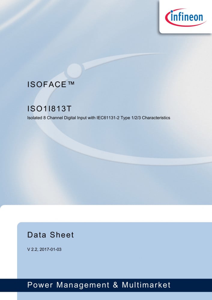 ISO1I813T datasheet page 1