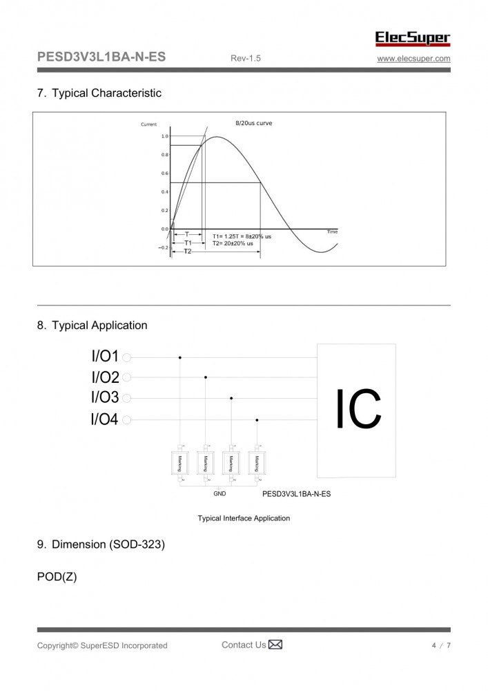 PESD3V3L1BA-N-ES datasheet page 4