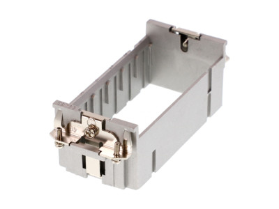 HMC Rectangular Industrial Panel-Mount Bracket, Multi-Module Type, 48-72  Circuits, Type A Polarization