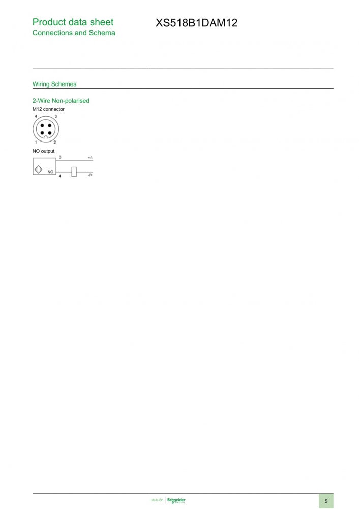 XS518B1DAM12 technical document page 5