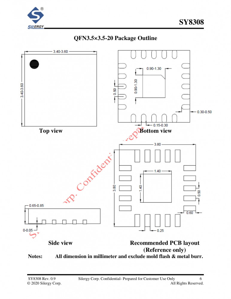 SY8308RBC datasheet page 6