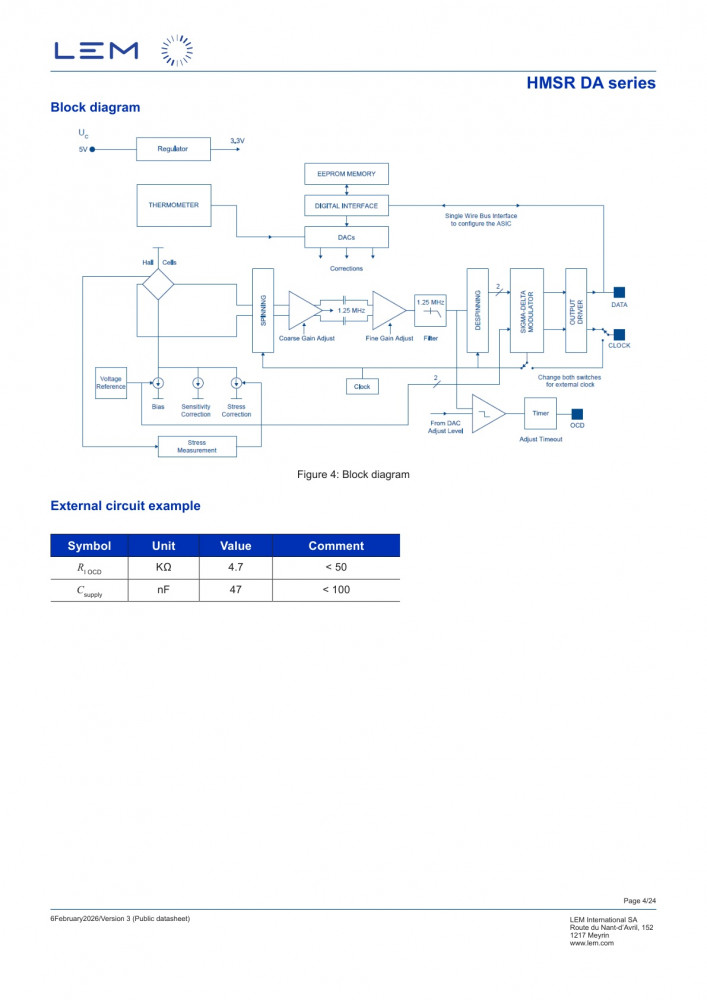 LEM HMSR-DA datasheet page 4