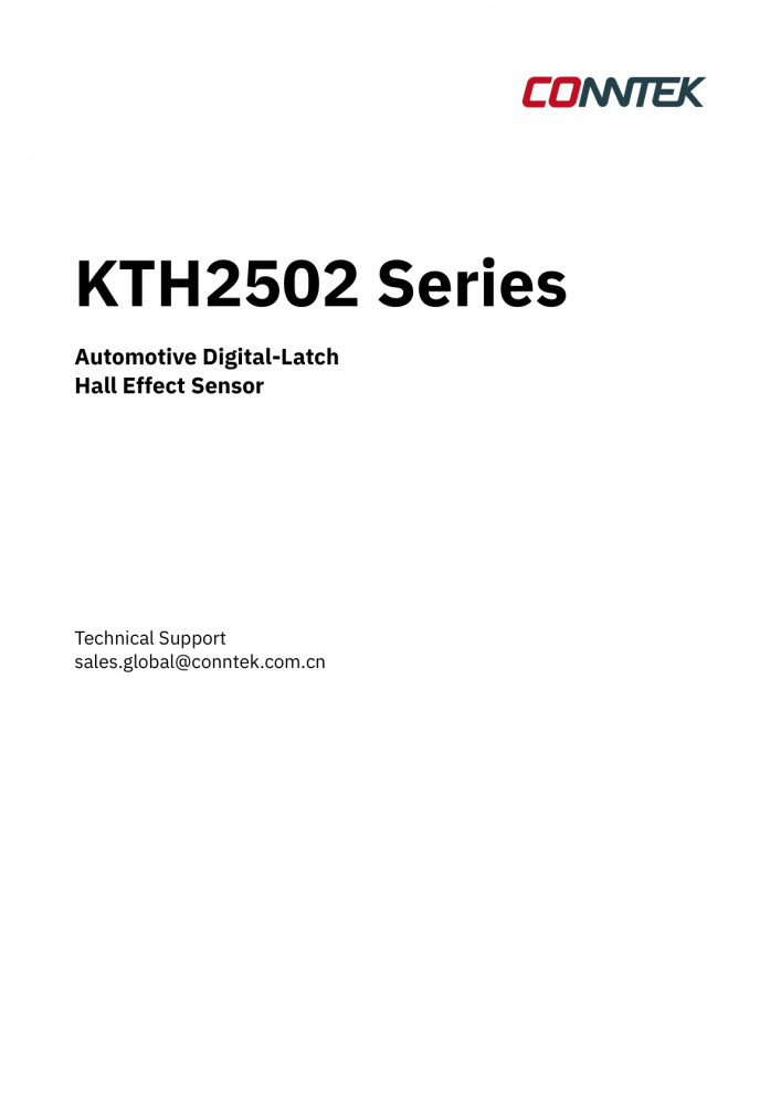 KTH2502 datasheet page 1