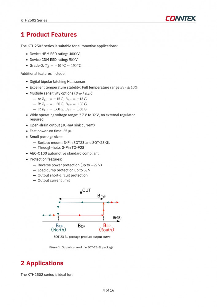 KTH2502 datasheet page 4