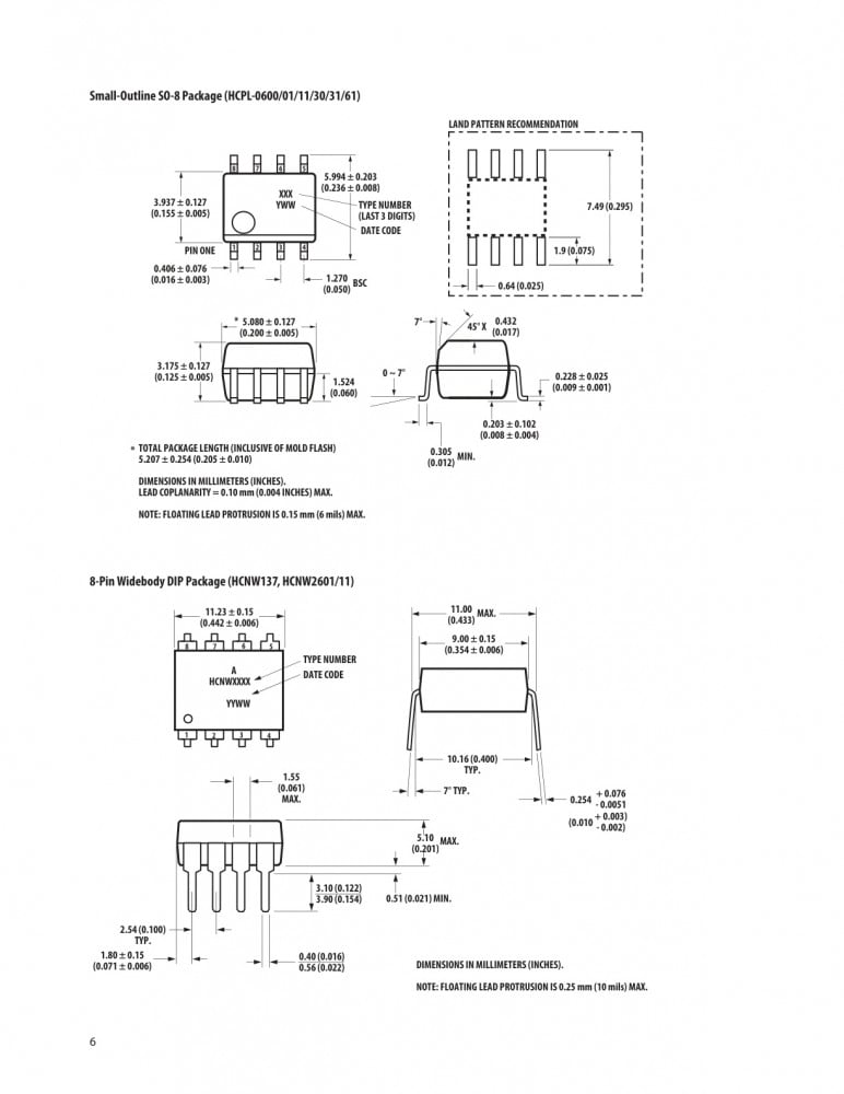 HCPL-0630 datasheet page 6