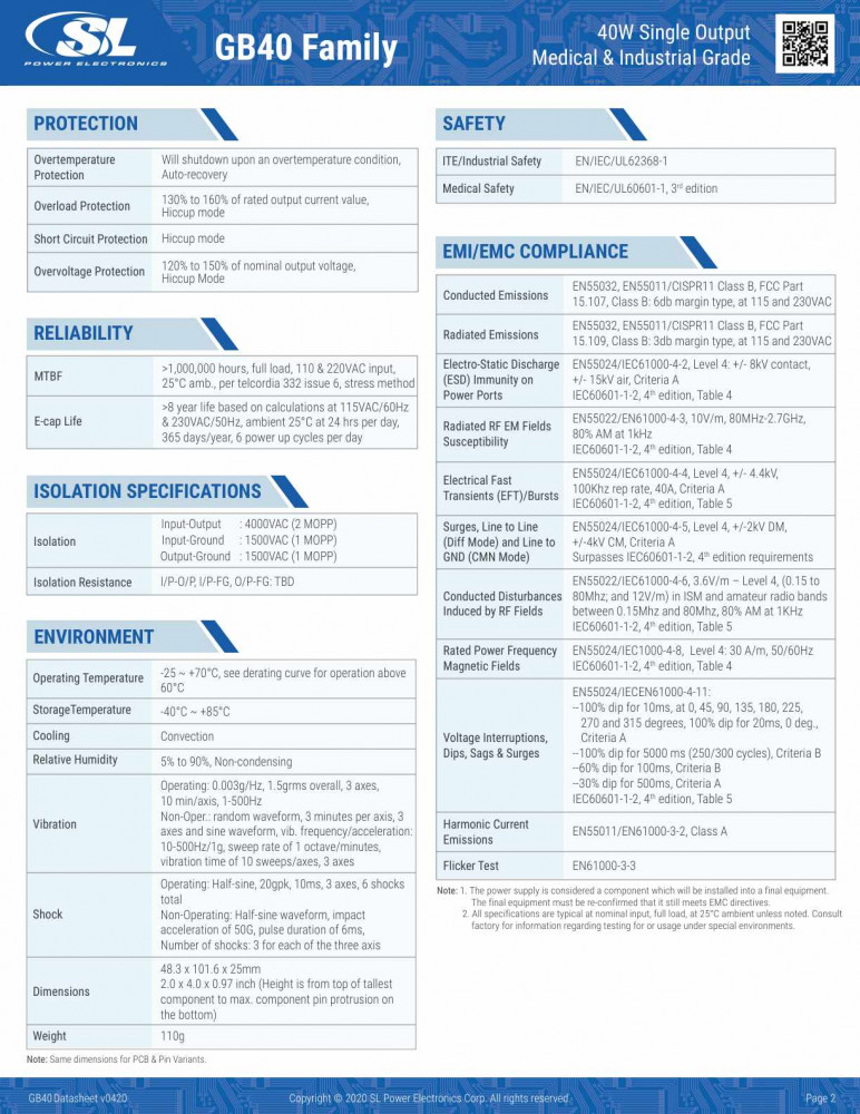 GB40S18K01 datasheet page 2