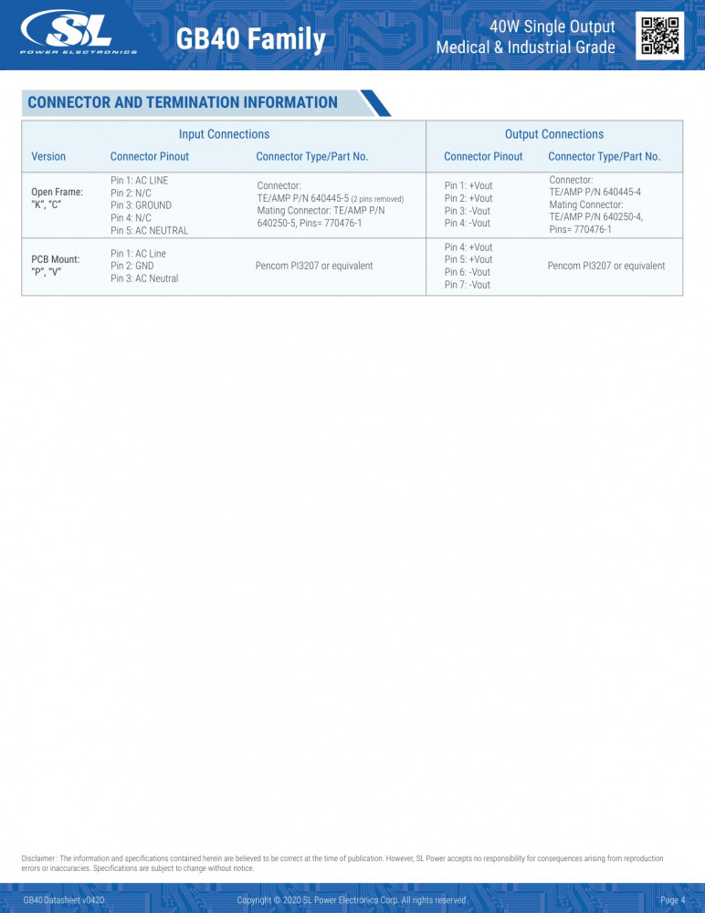 GB40S18K01 datasheet page 4