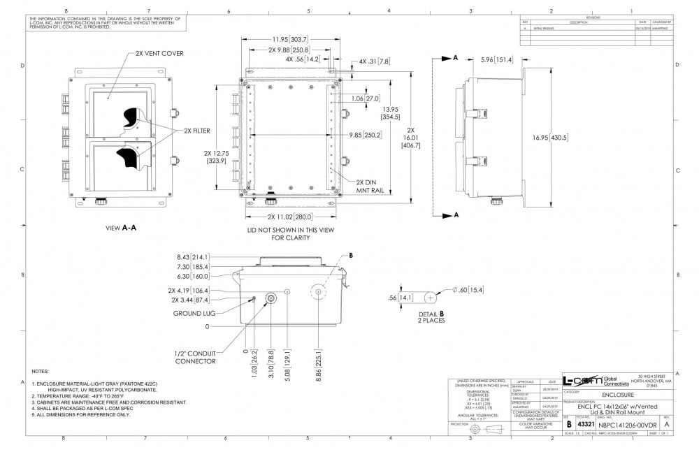 NBPC141206-00VDR technical document page