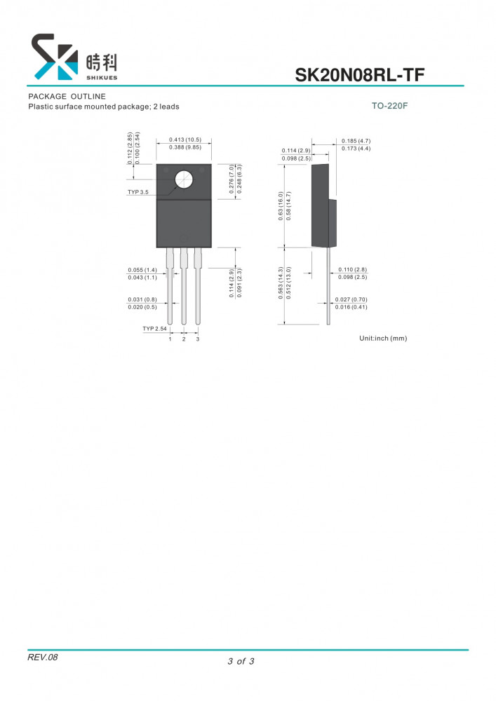 SK20N08RL-TF datasheet page 3