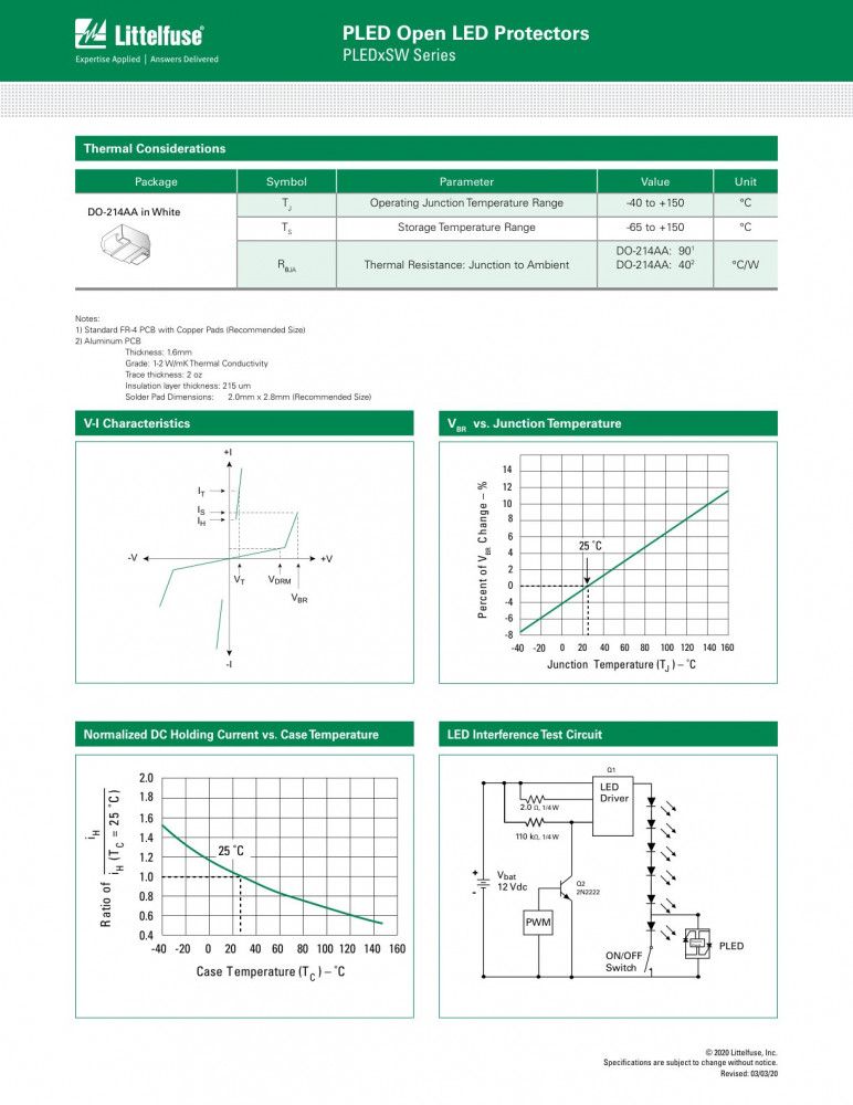 PLED13SW technical document page 2