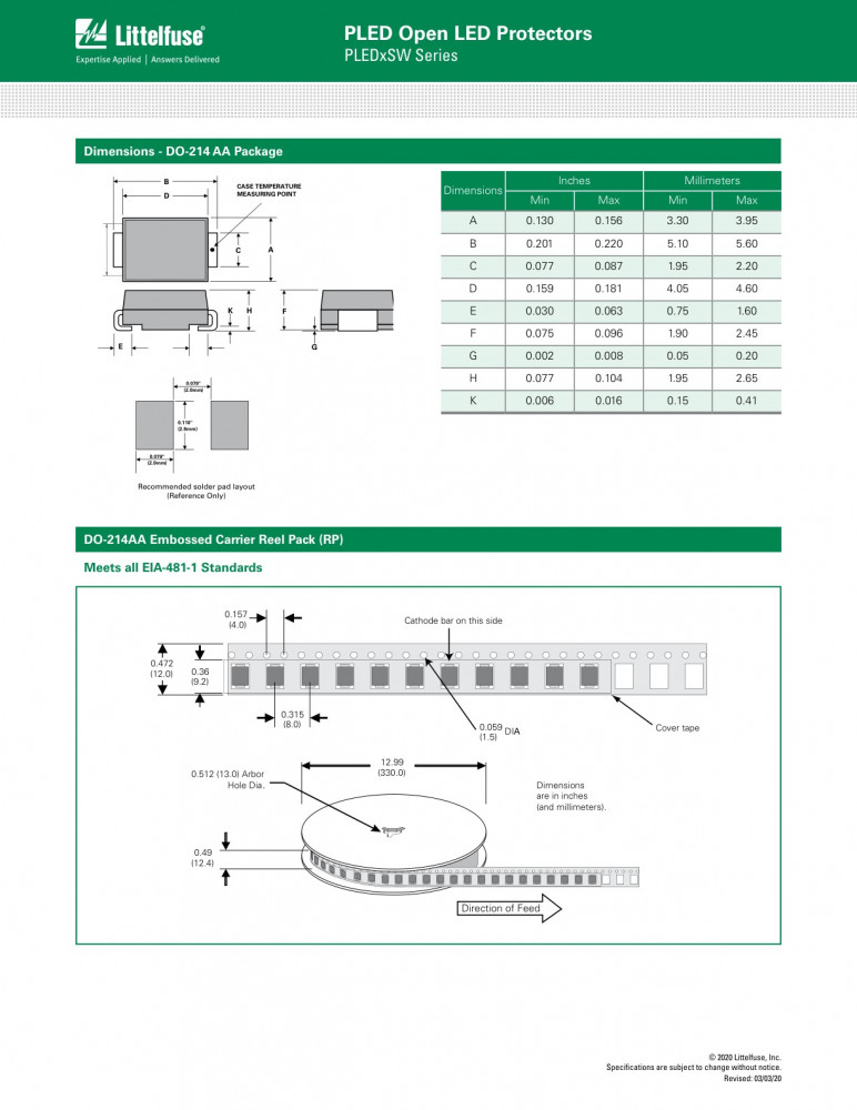 PLED13SW technical document page 5