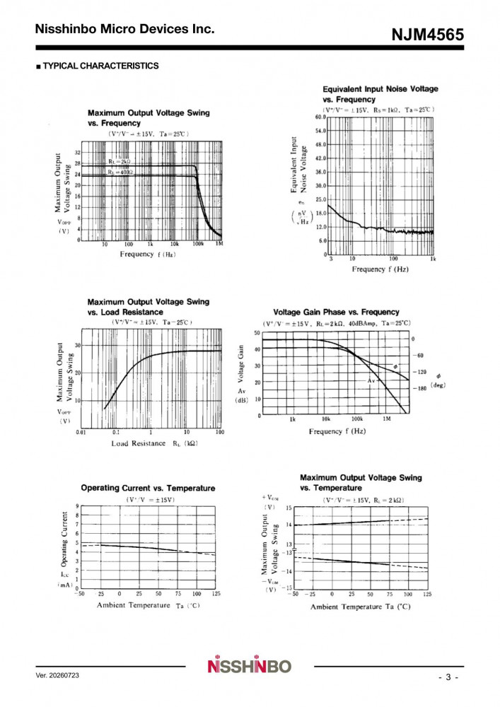 NJM4565 technical document page 3