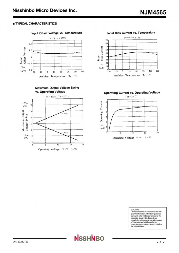 NJM4565 technical document page 4