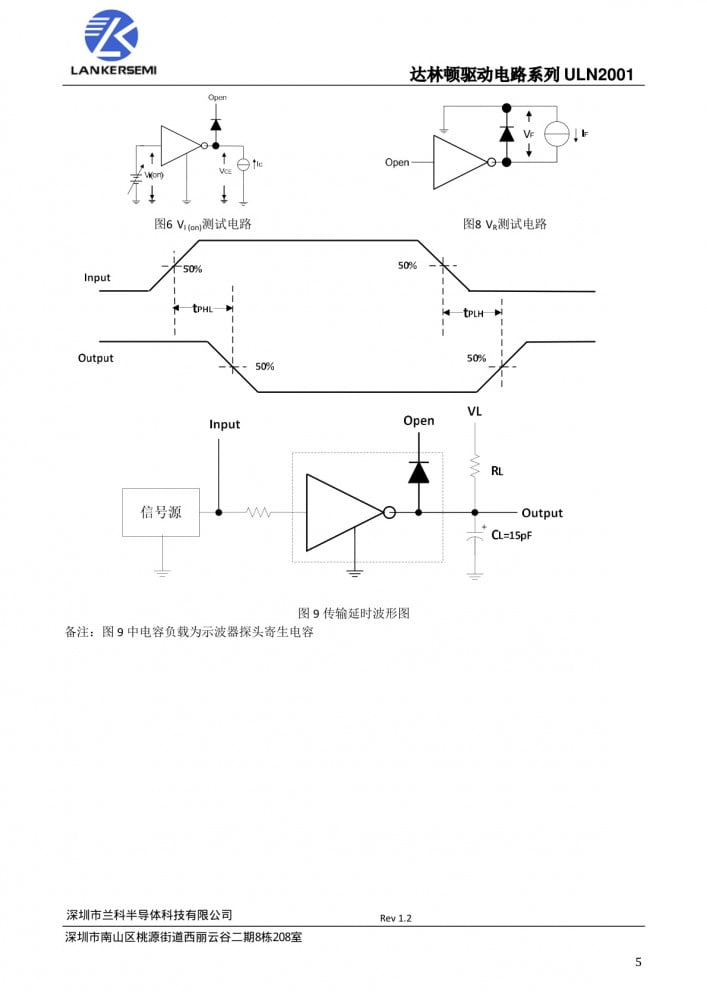 ULN2001D datasheet page 5