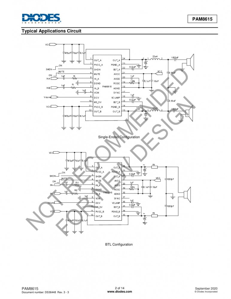 PAM8615RHR datasheet page 2