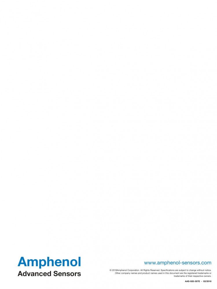 Amphenol Type SC50 ordering information page