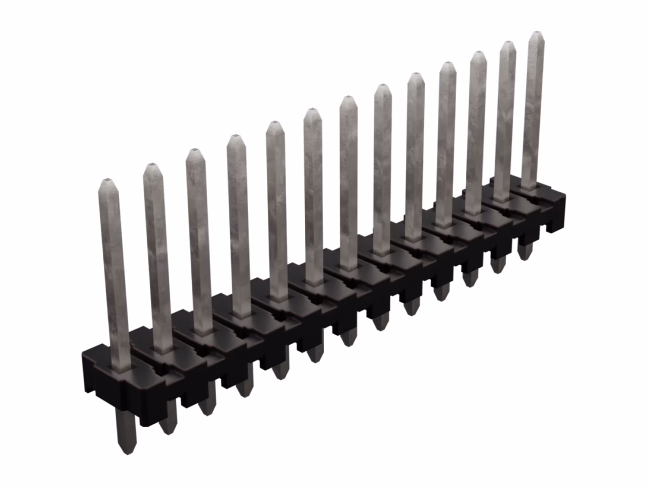KK 396 Breakaway Header, Vertical, 13 Circuits, Matte Tin (Sn) Plating, Pin Length 22.71mm (.894
