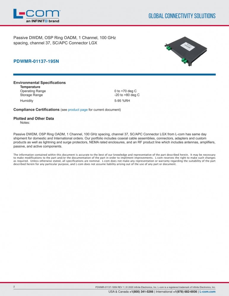 PDWMR-01137-195N technical document page 2