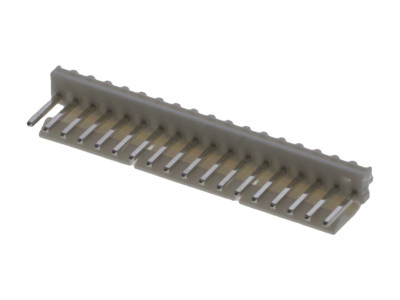 KK 396 Header, Vertical, Friction Lock with Press-fit Plastic Peg PCB, 8  Circuits, Tin (Sn) Plating