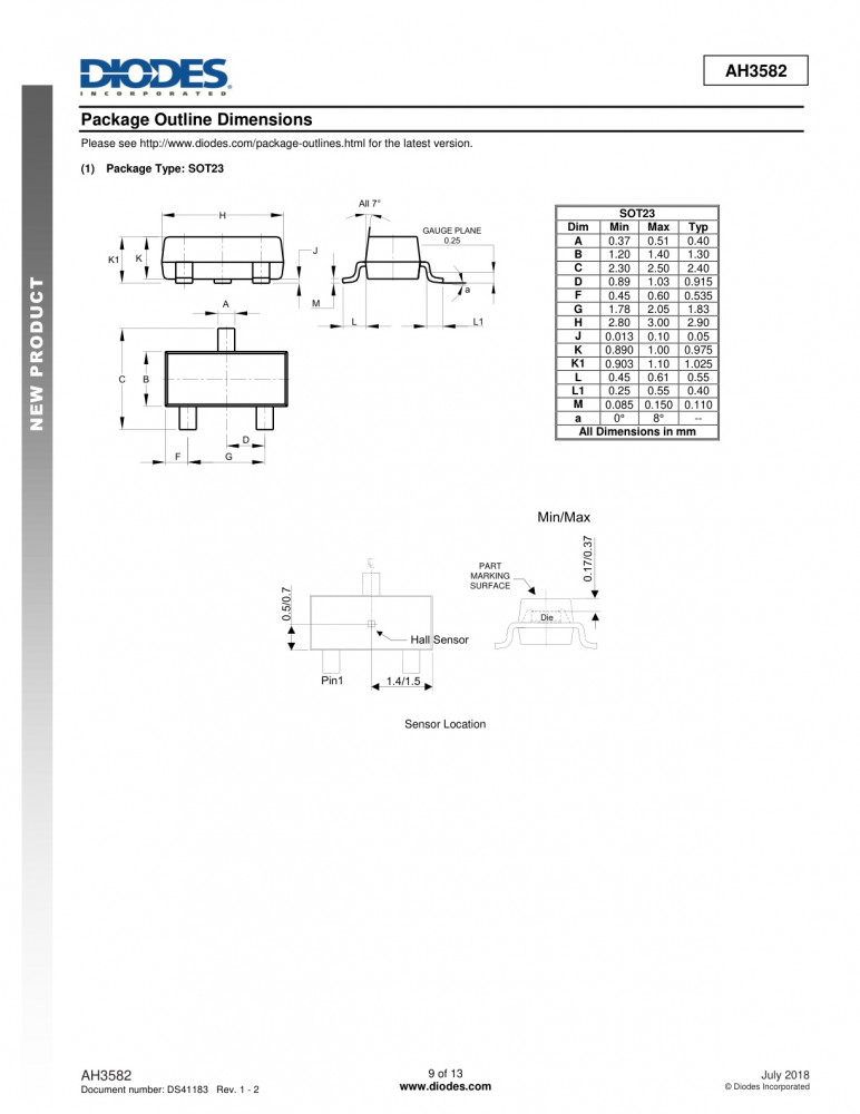 AH3582-SA-7 datasheet page 9